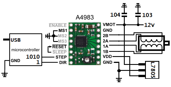 Microstepping increases resonance with A4983 breakout board - Motor ...
